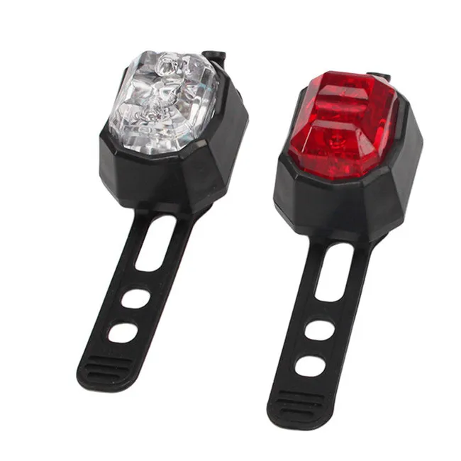 Newest Cycling Bicycle 2 Led Mini Bike Light Set Red Flashing Bike ...