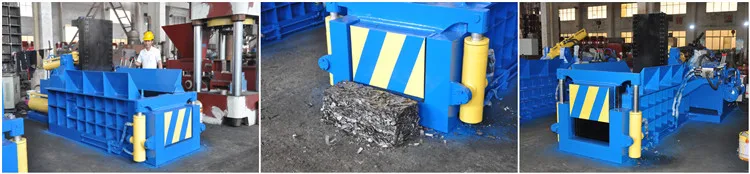 160t Horizontal Forward Push Out Aluminum Can Press Machine - Buy Scrap ...