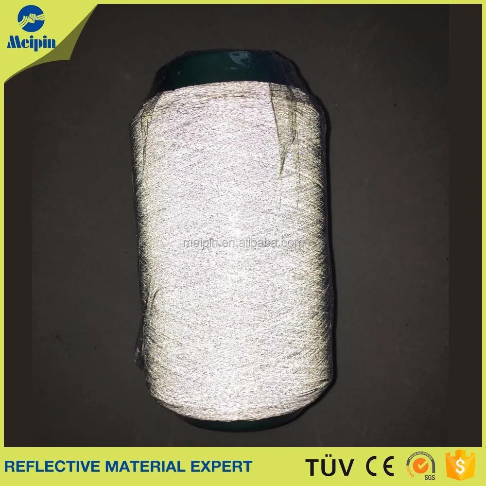 Double Side Sliver Reflective Embroidery Thread Yarn Textile