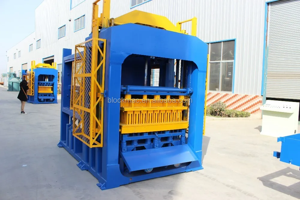 Qt4-15s Simple Automatic Concrete Hollow Core Slab Machine With Low ...