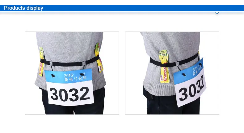 Outdoor Running Race Number Marathon Belt Running Belt For Triathlon ...