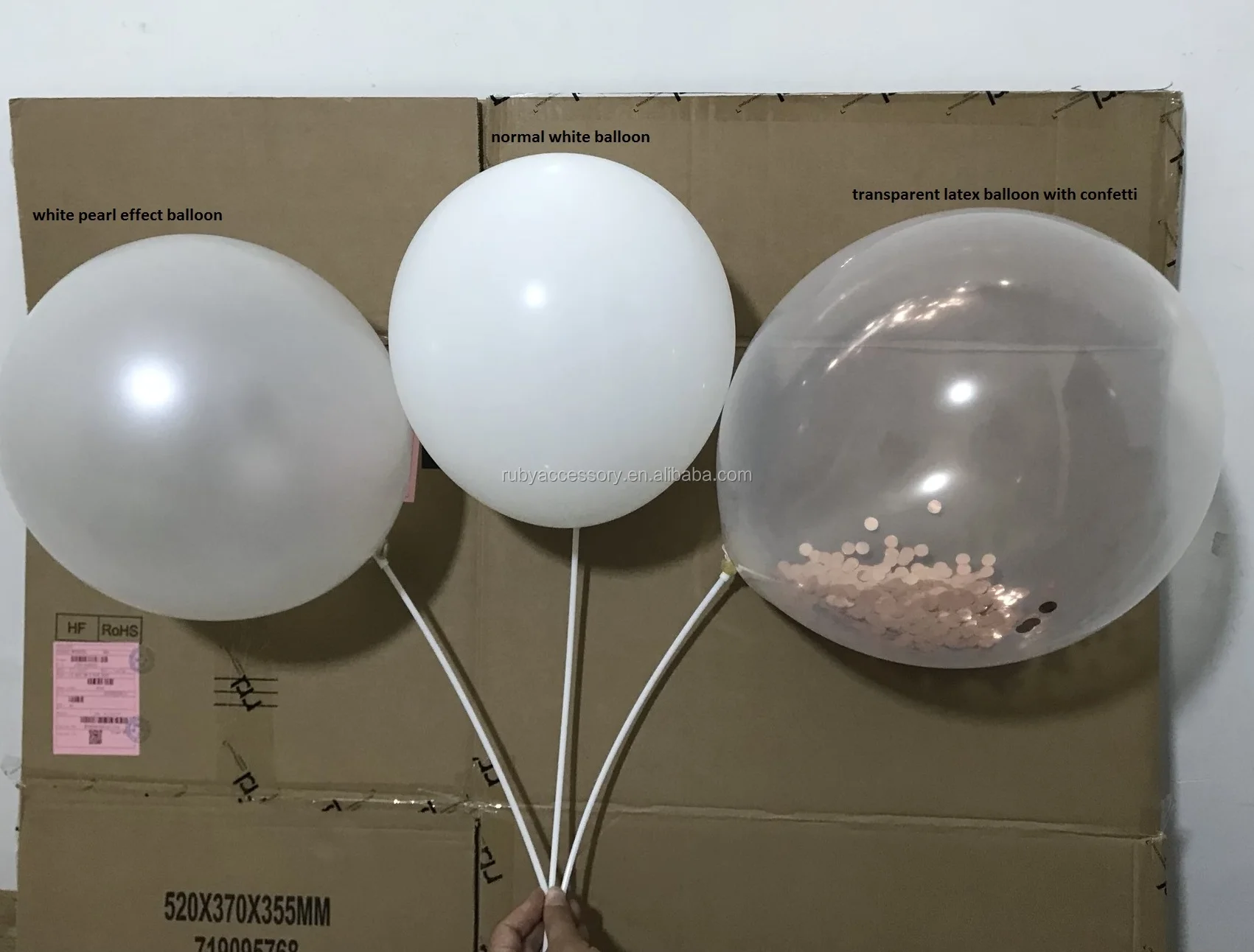 Mini Mylar Balloon Heart And Star Shape With Balloon Cup And Stick ...