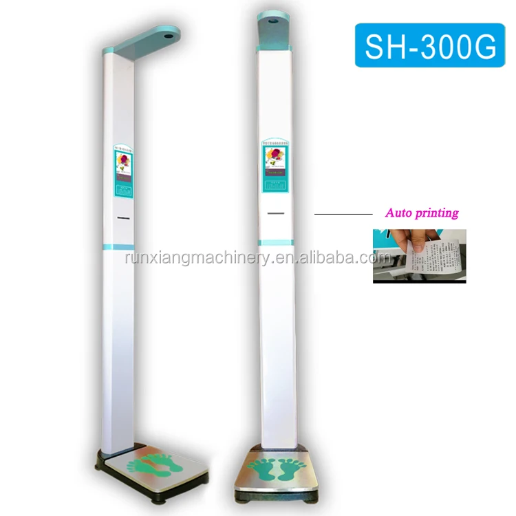 Bmi Coin Ultrasonic Adult Body Height Weight Fat Scale Electronic With ...