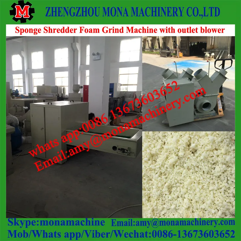 Epe Foam Extruder Velvet Memory Foam Shredder Sponge Machine Pu Foam ...
