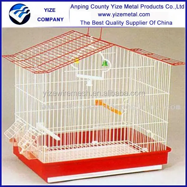 Gold Color Bird Cage 37x28x57cm /golden Horizontal Wired Bird Cage ...