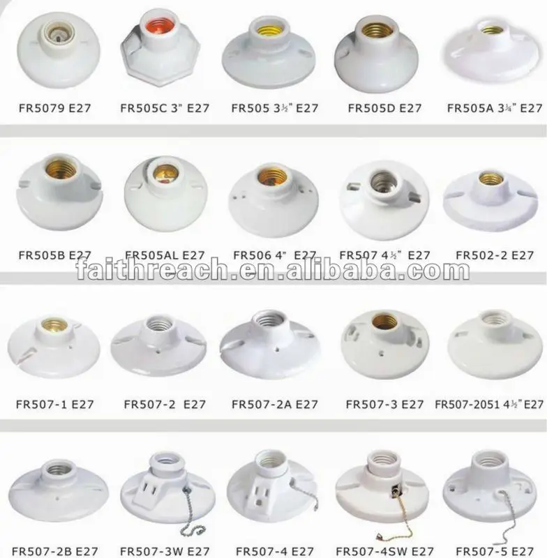 New Arrival!!!! Edison Screw Shell 660w 250v Ce Porcelain Socket E27 ...