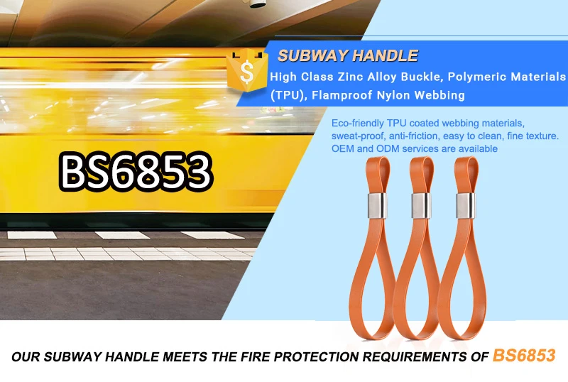 TPU Coated Webbing Strong Bus Train Subway Handles Hangers Straps ...