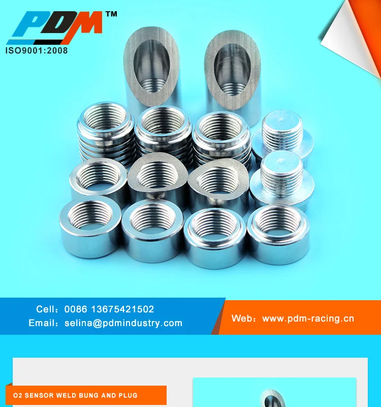 Stainless Steel O2 Sensor Weld Bung And Plug - Buy O2 Sensor Plung Kit ...