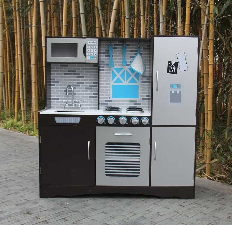 Japanese Strawberry Kids Large Girls Wooden Kitchen Toy Play Kitchen ...