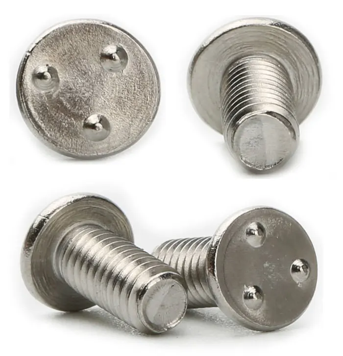High Strength Stainless Steel Three Point Spot Weld Stud Screw