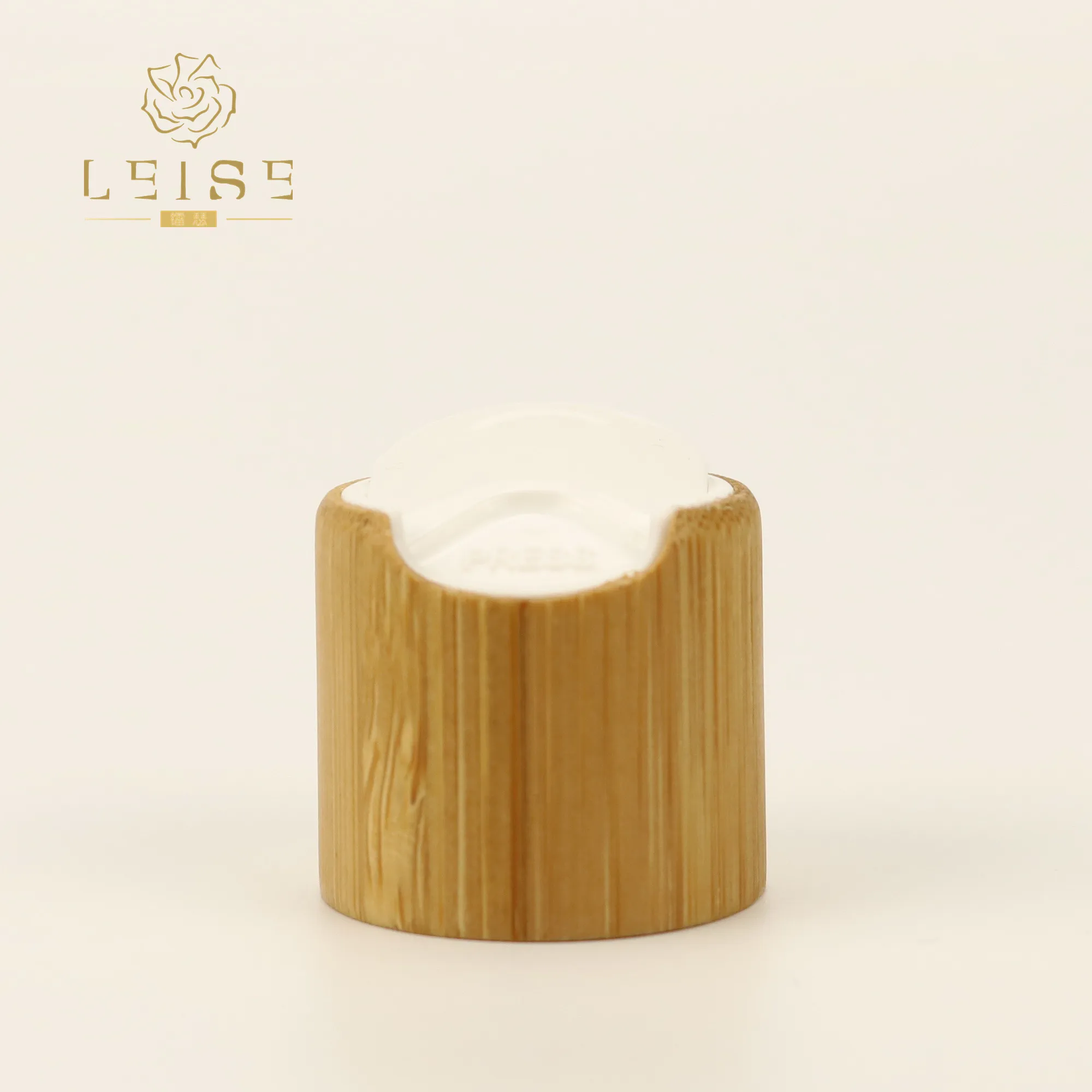 Natural Bamboo Wooden Bottle Cap 24/410 Plastic Disc Top Lid Bamboo Cap ...