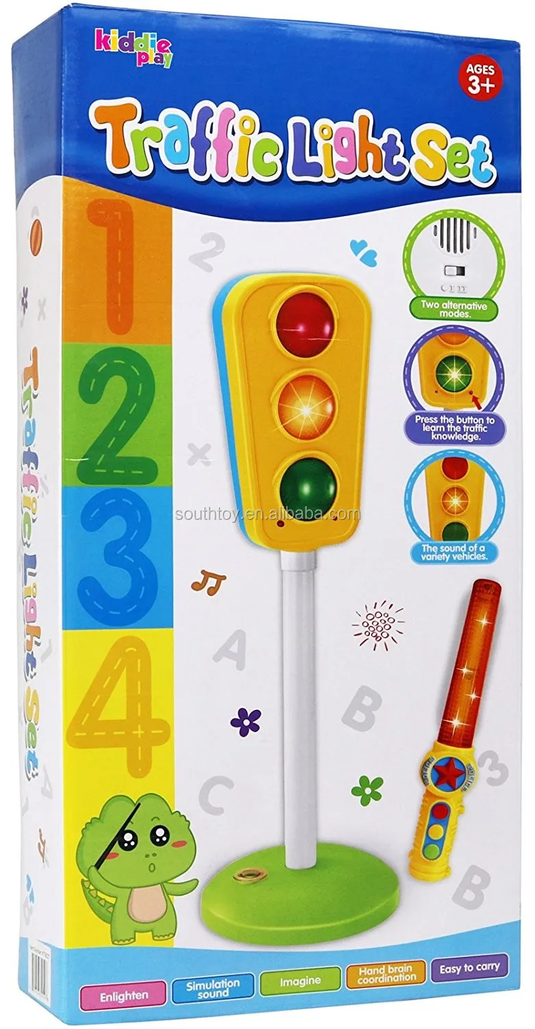 Electric Traffic Light Toy For Kids Cars And Bikes With Real Lights And ...