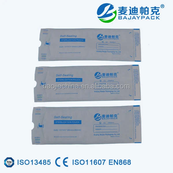 Dental Sterile Packaging/medical Dialysis Paper/cpp/pet Film Materials ...