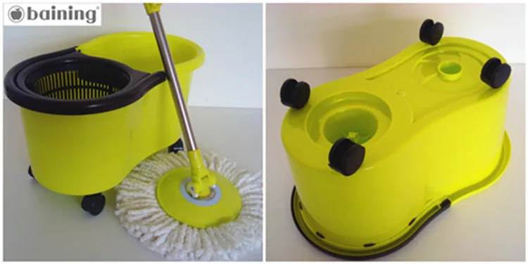 Telescopic Mob Stick 4 Wheels Walking Type Floor Cleaning Mop - Buy ...