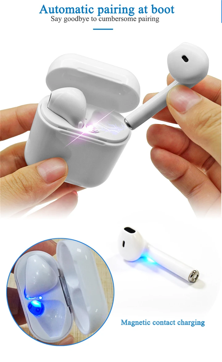 V5.0+edr I9 Tws Earbuds Headset I7s I10 I12 I9s Tws True Stereo ...