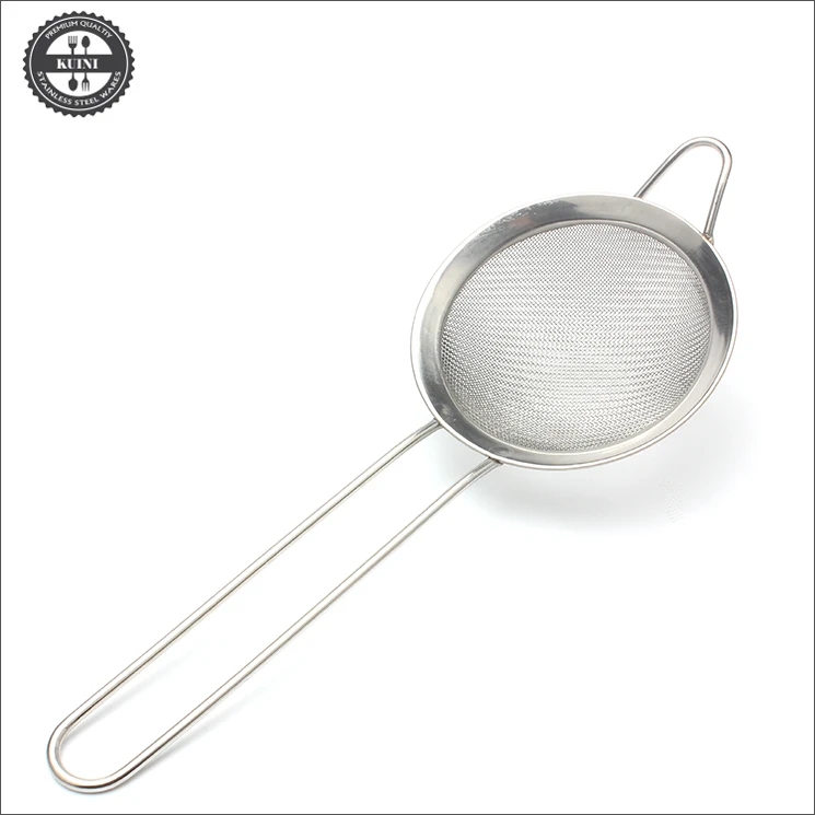 Stainless Steel Mesh Strainer With Long Handle - Buy Mesh Strainer ...