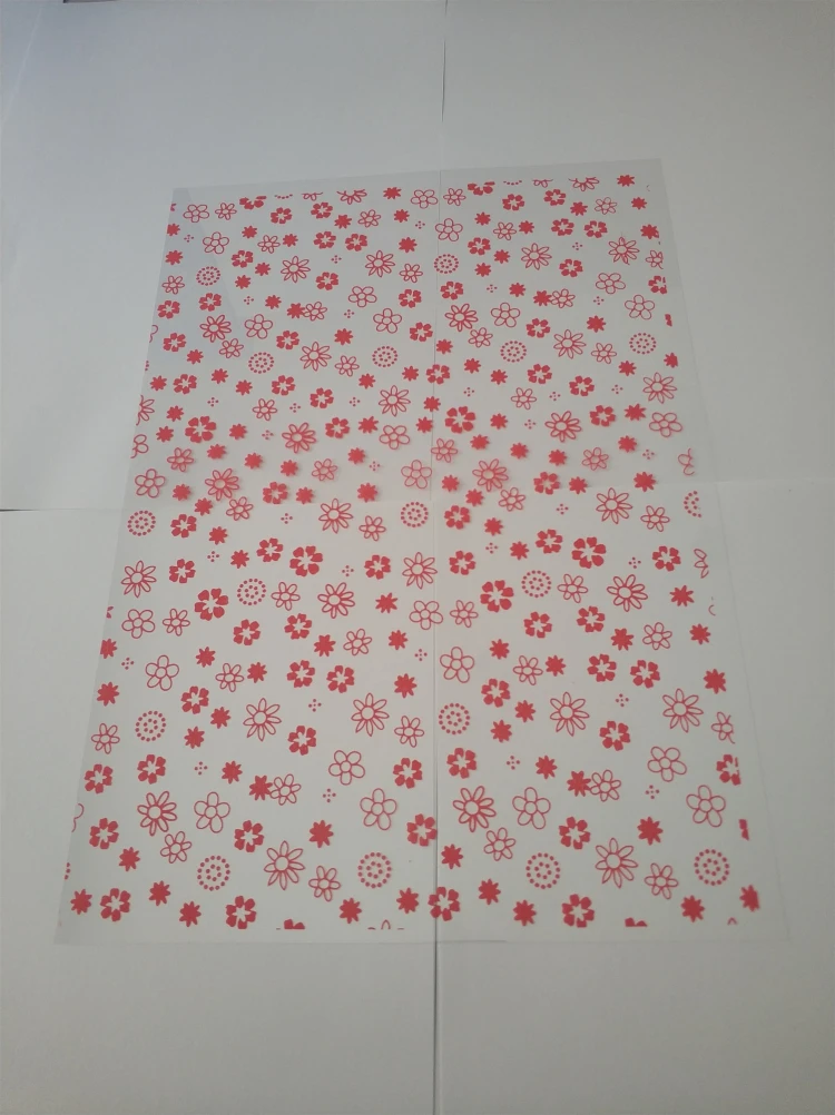 50 Sheets/box A4 Size Multi-color Special Edible Chocolate Transfer ...