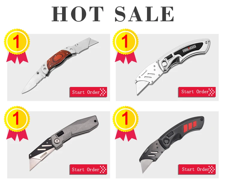 Wholesale Own Patent Carton Cutter Folding Utility Knife Paper Cutter ...