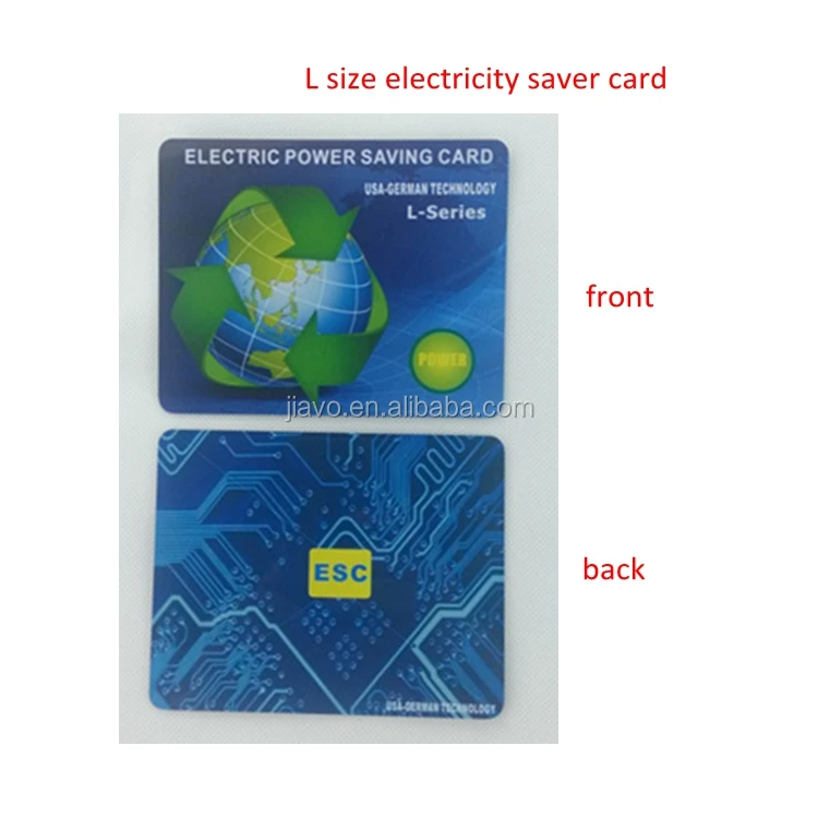 10000 Ions Energy Saving Card / Electricity Saver Card / Pvc Card - Buy ...