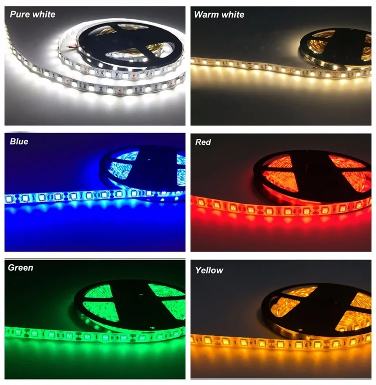 14.4w/m Cold White Led Strip Smd5050 For Indoor Flexible Led Light ...