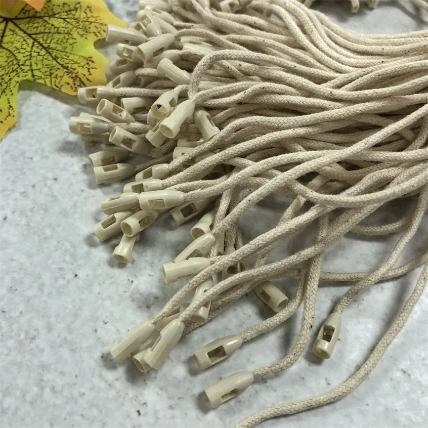 Customizable Plastic Tag String Loop Fastener for Hang Tags