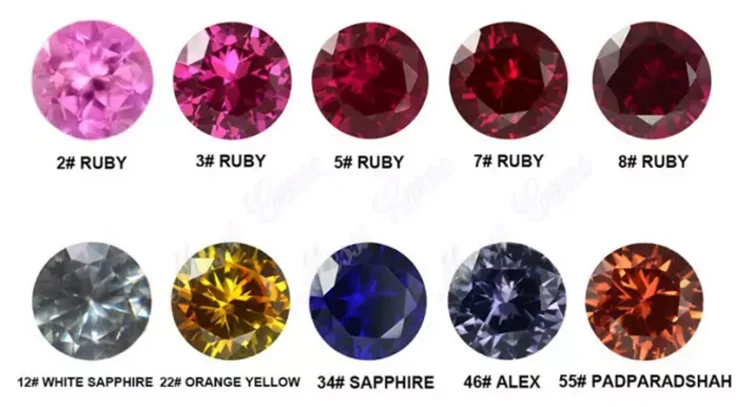 Direct Sale Rough Cut Synthetic Ruby 5# Corundum Material Cylinder Ruby ...