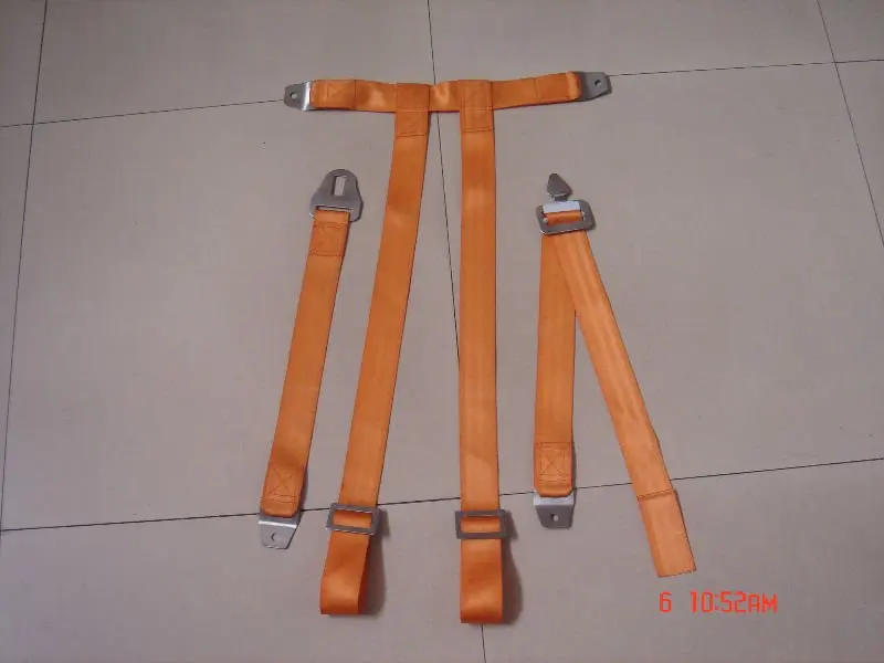 Adjustable 4-Point Lifeboat Safety Belt in Black, Blue, Orange ...