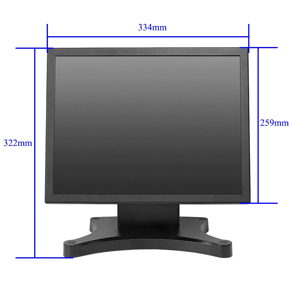 15 Inch Monitor Portable Touch Screen Pos Metal Case Open Frame Pc Lcd ...