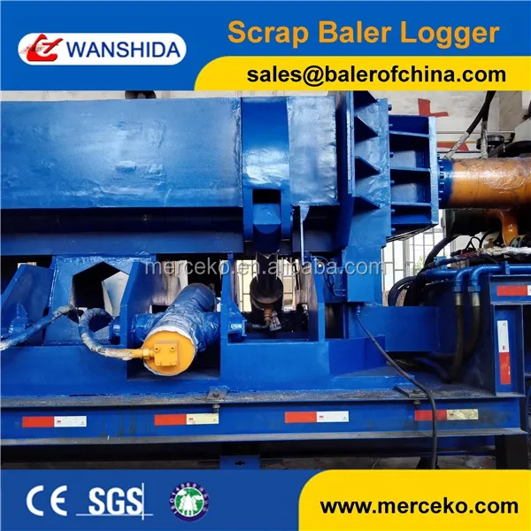 Portable Mobile Hydraulic Scrap Metal Baler Press Logger Light Steel ...
