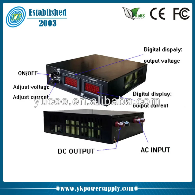 12V 80A 220v Ac 12v Adjustable Dc Power Supply - 500W+ Power