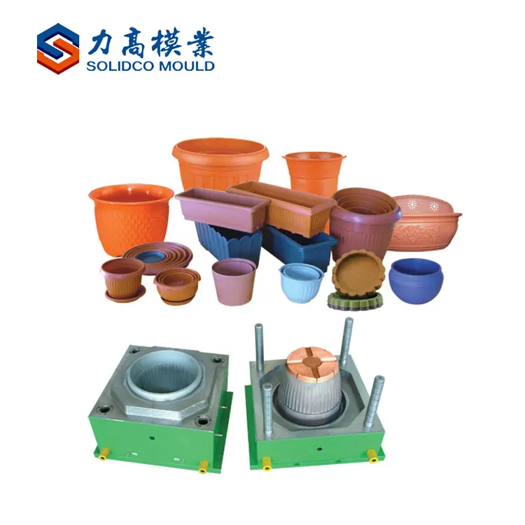 Injection Molding Flower Pot Molde Made In China Plastic Garden Flower ...