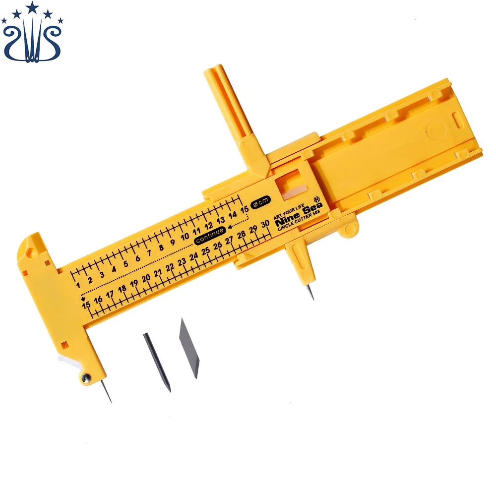 RTS Adjustable Compass Circle Cutter Ruler for Leather Craft