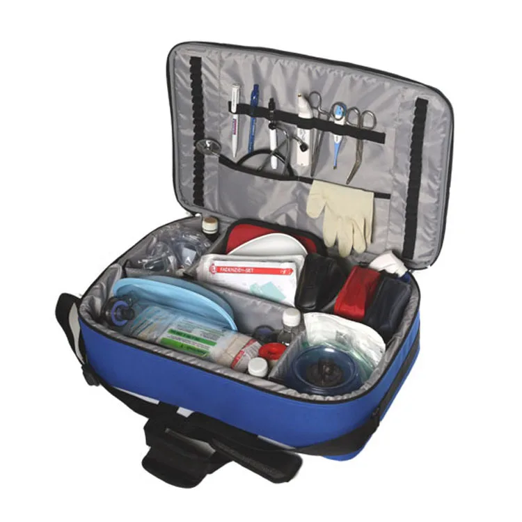 Medical Life Support Elite Emergency Large Capacity Red Bag,Medical ...