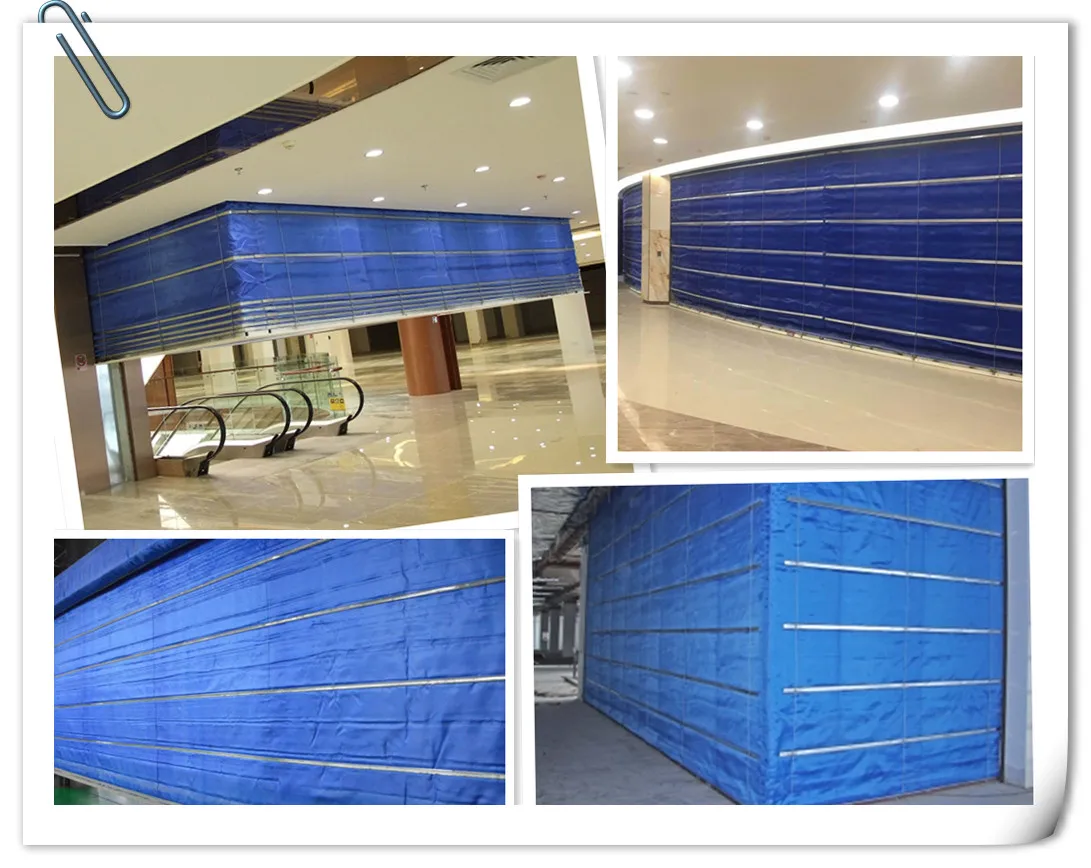 Super Inorganic Fabric Folding Fireproof Rolling Shutter - Buy Fire ...