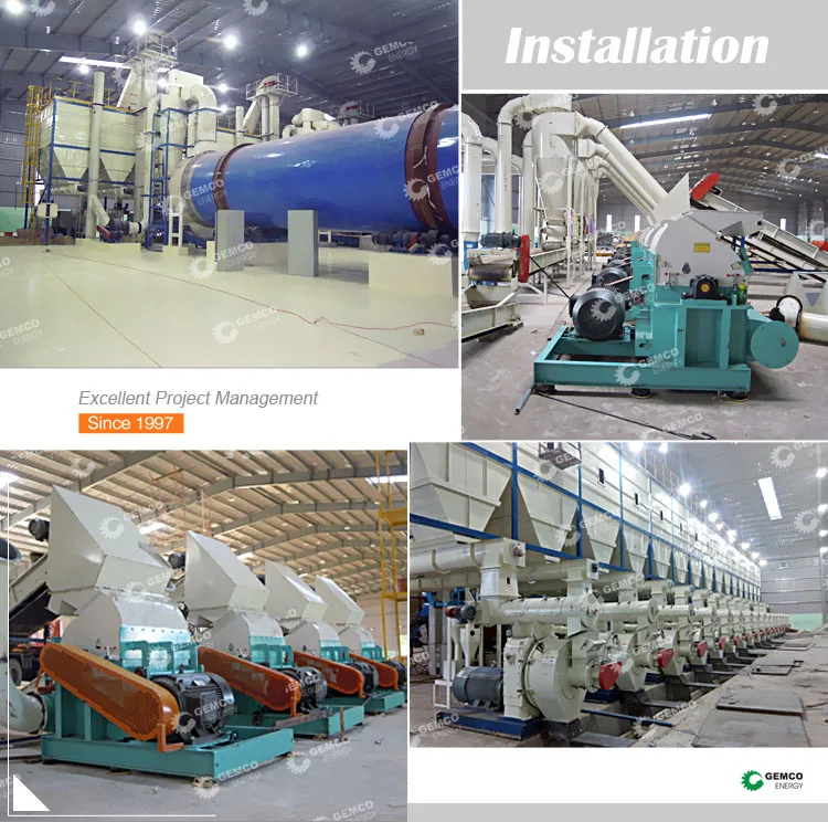 20 Ton per Hour Biomass Pellet Production Plant by GEMCO