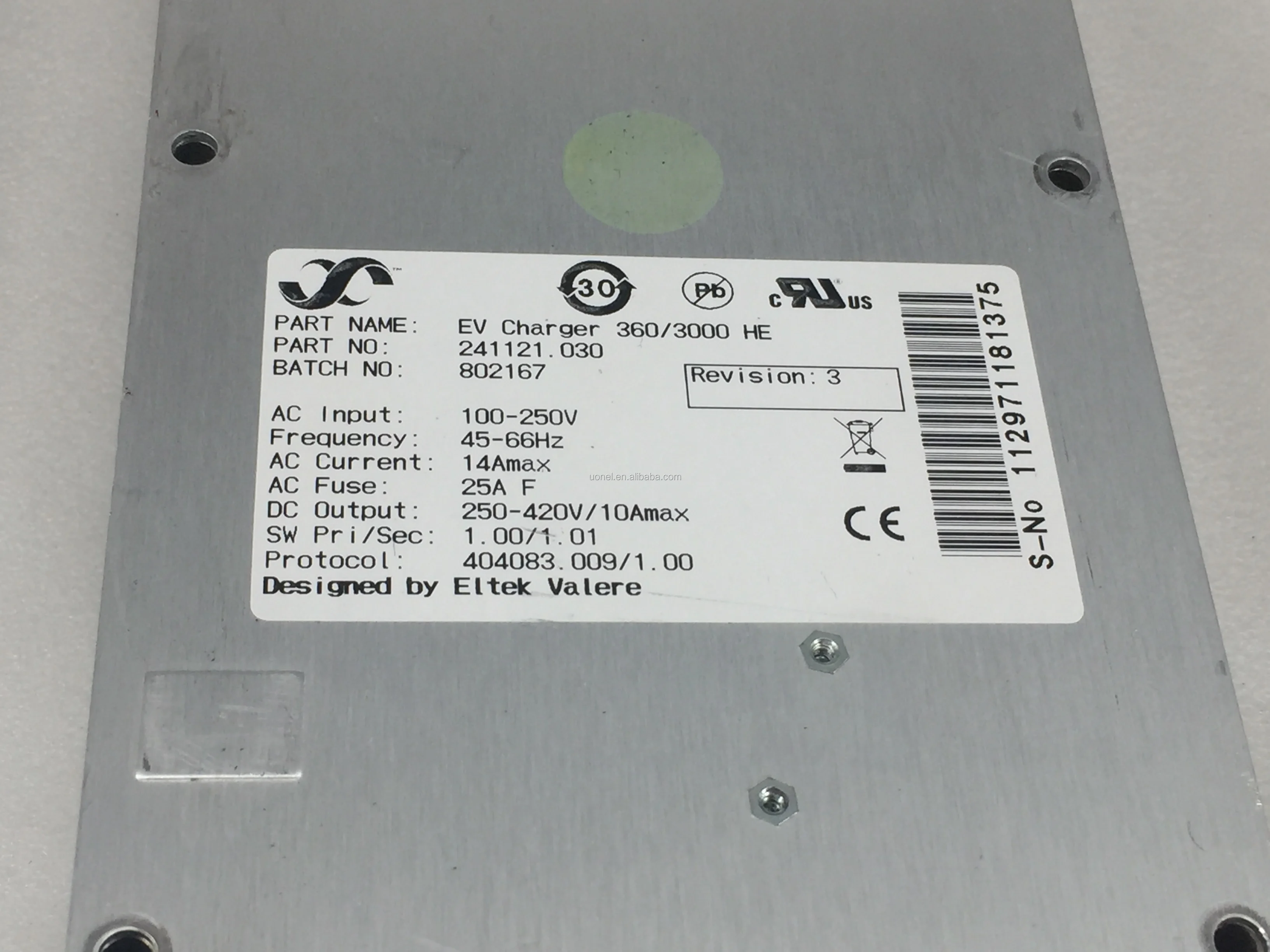 Eltek EV Charger 360/3000 HE - Reliable J1772 Electric Charger for ...