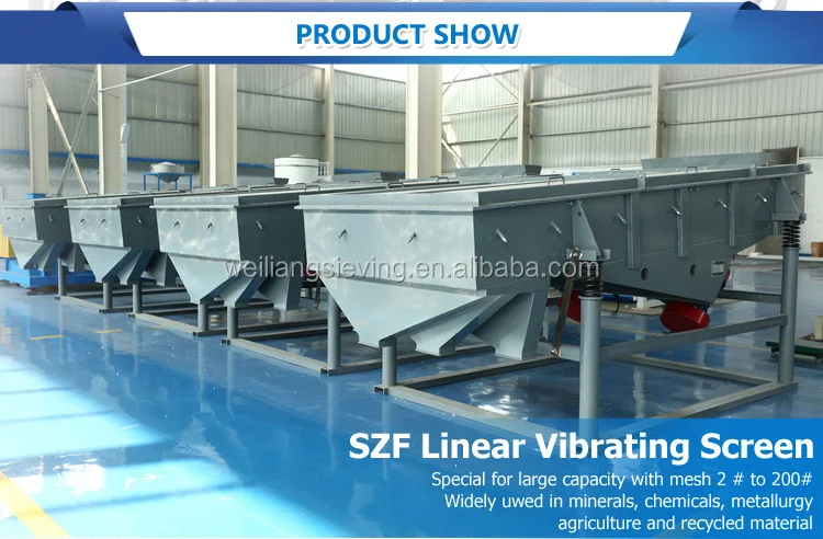 Linear Vibrating Screen Sieve Shaker For Palm Kernel Meal Powder - Buy ...