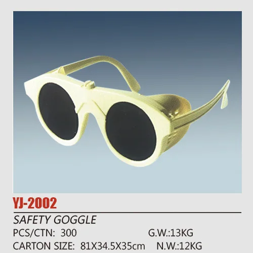 Industrial Welding Safety Goggle / Round Pvc Construction Gogle/ Glasses Yj-2002 - Buy Welding ...