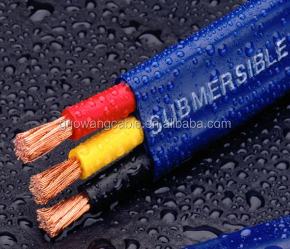 3 Core 4 Core Electric Cable for Deep Well Submersible Pumps