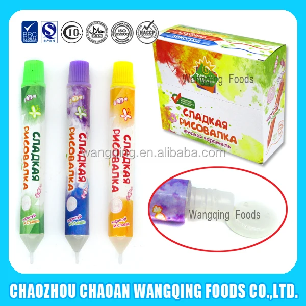 Shantou Supply Injection Design Colorful Jam Jelly Candy Mixed Fruit ...