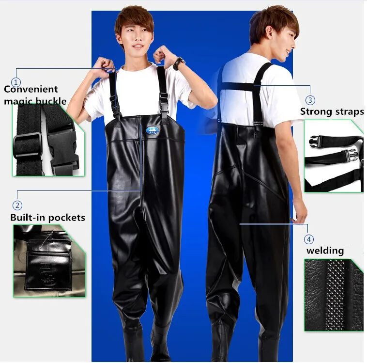 Man Wader Suit 2014 /fishing Wader Suit /pvc Waders For Professional ...