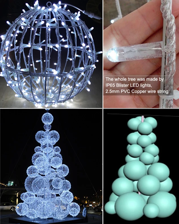 Christmas Outdoor Ball Tree Lights - Buy Christmas Outdoor Figures ...