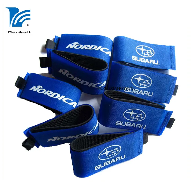 Custom Printed Rubber Ski Straps - Durable & Versatile