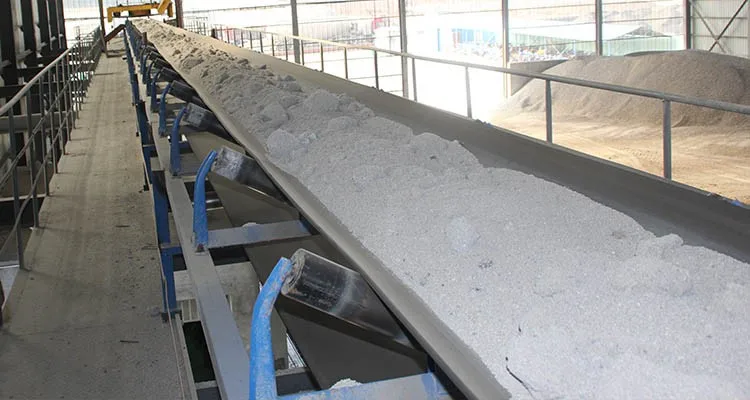 Inclined Solid Waste Reversible Belt Conveyor - 131t/h