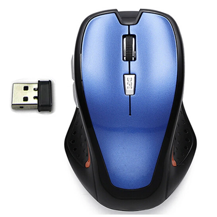 Laptop 2.4ghz Wireless Optical Mouse With Usb Receiver 6 Buttons,3 ...