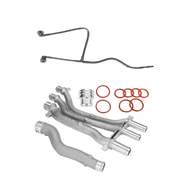 Okaymotor 4pcs Aluminum Coolant Pipe Upgrade/repair Kit For 03-06 Pos ...