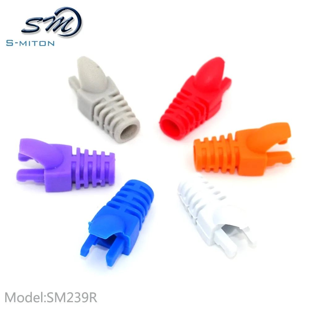 Transparent Rj45 Connector Boot Cat6 Cat 5e Modular Plug Boot - Buy ...