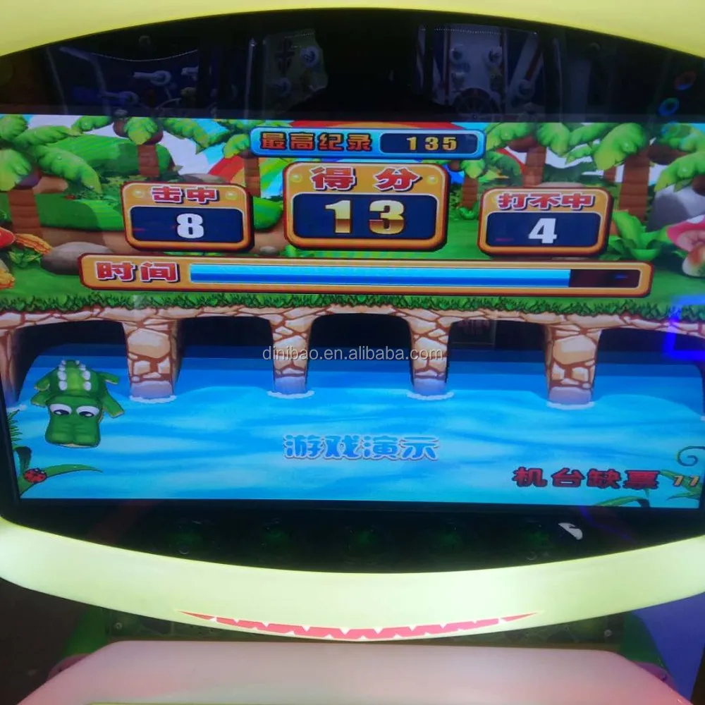 Children's Coin Operated Games - Hitting Crocodile Arcade