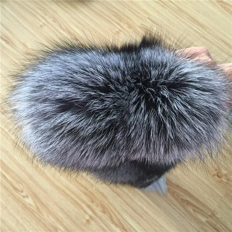 Factory Supplier Genuine Silver Fox Fur Pelt Natural Animal Fur Skin ...