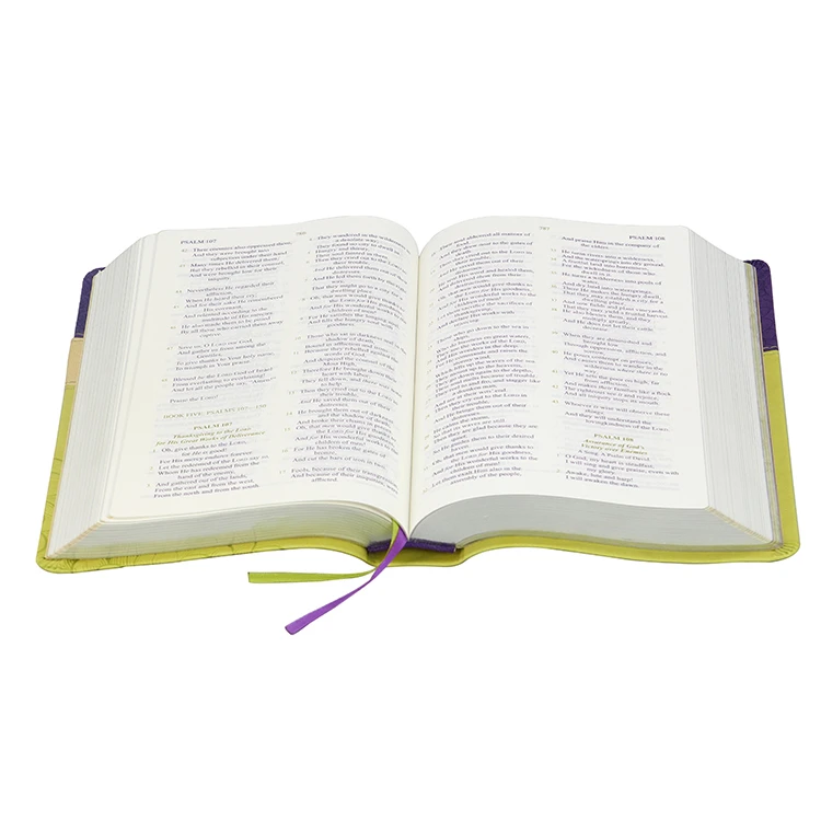 Custom Bible Paper Book,Leather Cover Bible Printing - Buy Custom Bible ...